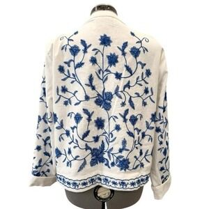 Liv Los Angeles | Jackets & Coats | Liv Los Angeles Blue Floral ...